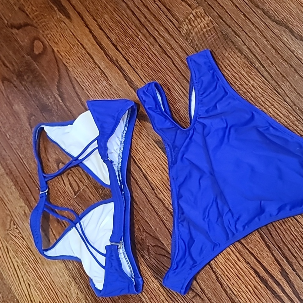Venus Violet Blue 2 Piece Swimsuit - Gem